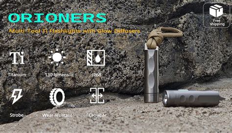 Orioners Edc Flashlight And Glow Diffusers Geeky Gadgets