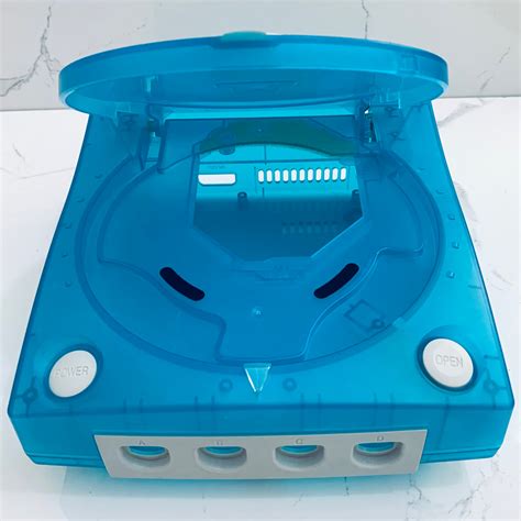 Sega Dreamcast Translucent Case Shell Brand New Blue Cuchiwaii