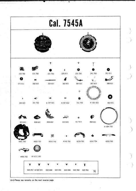 Seiko Caliber 7545 Watch Movement Guide