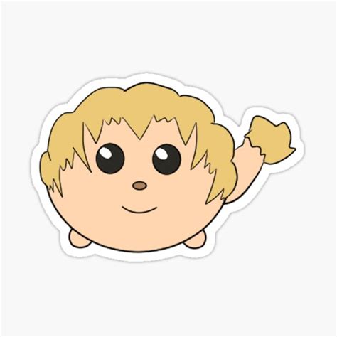 Cute Mashirao Ojiro Chibi Sticker For Sale By Haha What Redbubble