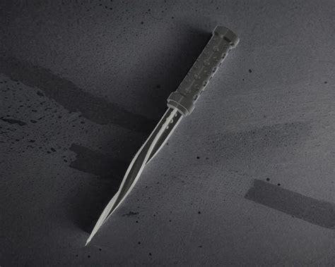 Tri Blade Twisted Dagger Free 3d Print Model Makerworld