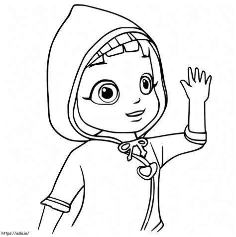 Friendly Ruby From Rainbow Ruby Coloring Page