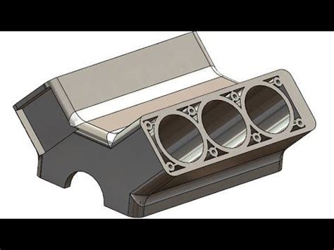 SolidWorks Tutorial 200 Car Engine Block Solidworks Tutorial