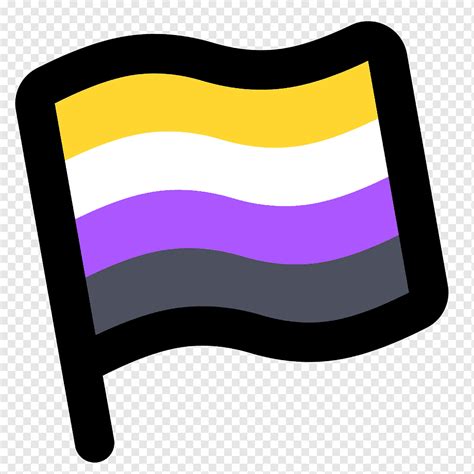 Bandeira gênero lgbtiaq não binário orgulho transgênero ícone do