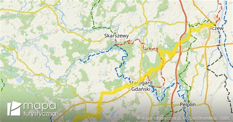 Szlak Kociewski Mapa Turystyczna Pl