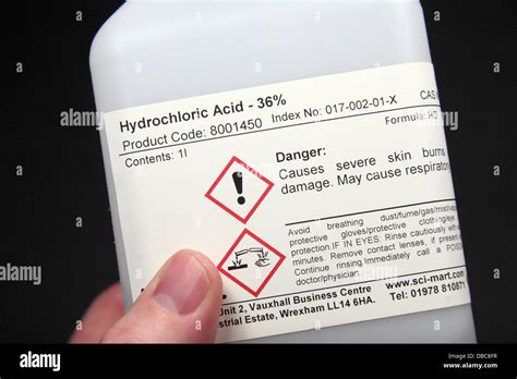 Hydrochloric Acid Specific Gravity Chart