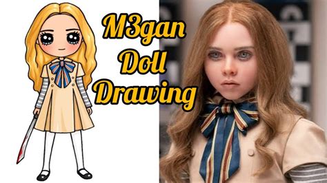 How To Draw Megan Drawing Megan The Doll How To Draw M3gan Anime Youtube
