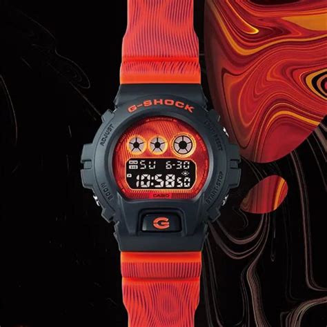 Casio G Shock Time Distortion Digital Mens Watch Dw 6900td 4dr