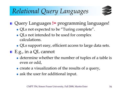 Ppt Database Systems I Relational Algebra Powerpoint Presentation