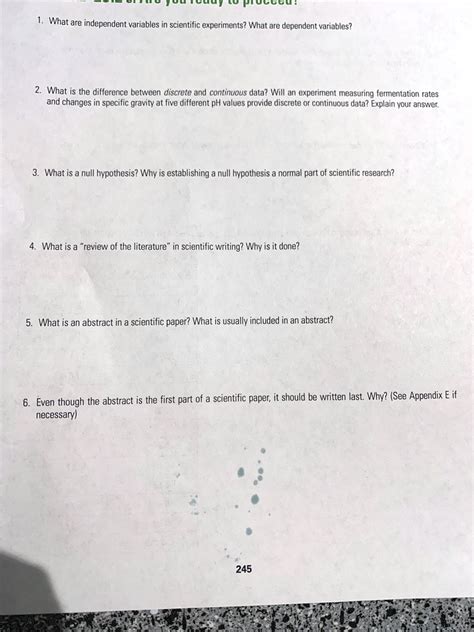 1 What Are Independent Variables In Scientific Experiments What Are Dependent Variables 2
