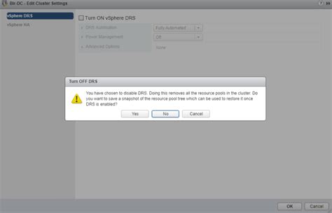 Backup And Restore Resource Pool Configurations