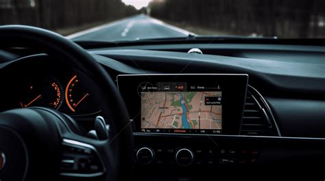 带有智能支架的汽车仪表板图片素材 正版创意图片600107899 摄图网