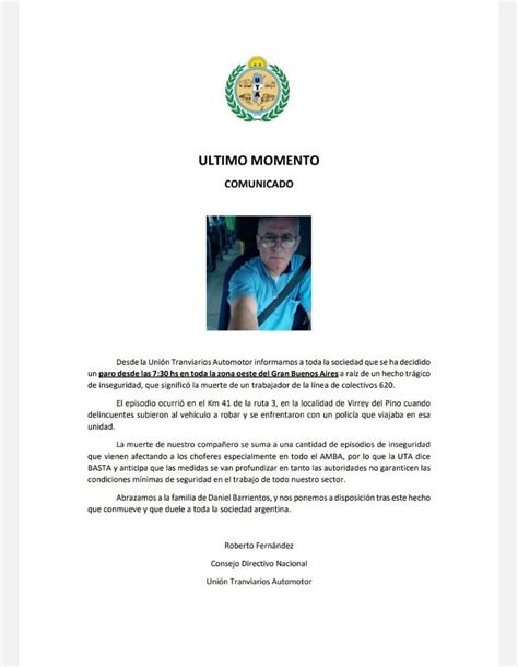 Paro Total En Colectivos Del Conurbano Oeste Por El Asesinato De Un