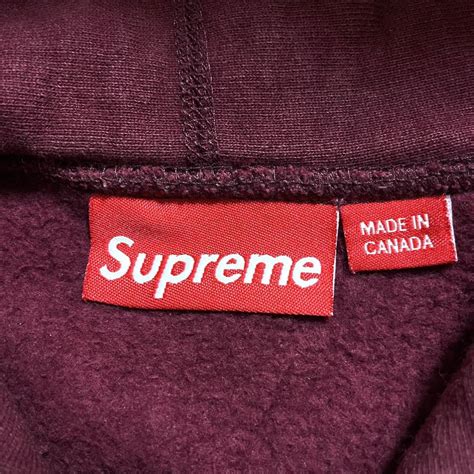 Supreme Box Logo Pullover Hooded Sweatshirt Burgundy S 11aw 2011年