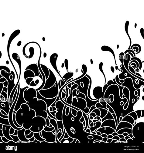 Background With Slime And Tentacles Stock Vector Image And Art Alamy