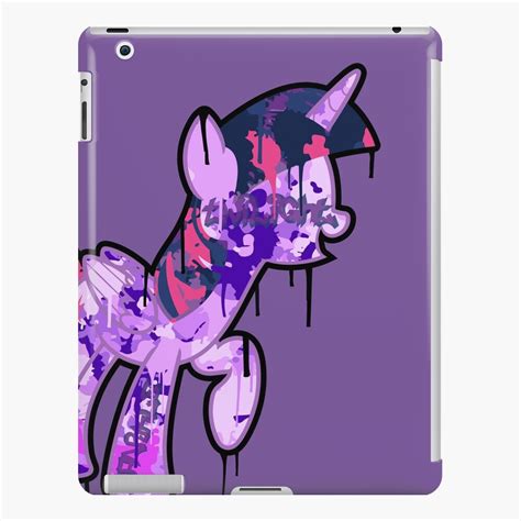 Twilight Sparkle Graffiti Silhouette Mlp Fim Ipad Case And Skin By
