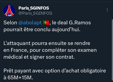 Mercato Gonçalo Ramos son transfert au PSG serait imminent