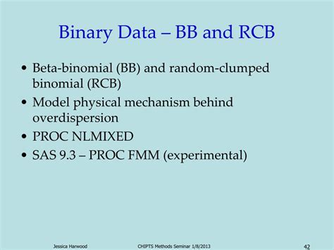 ppt analysis of overdispersed data in sas powerpoint presentation