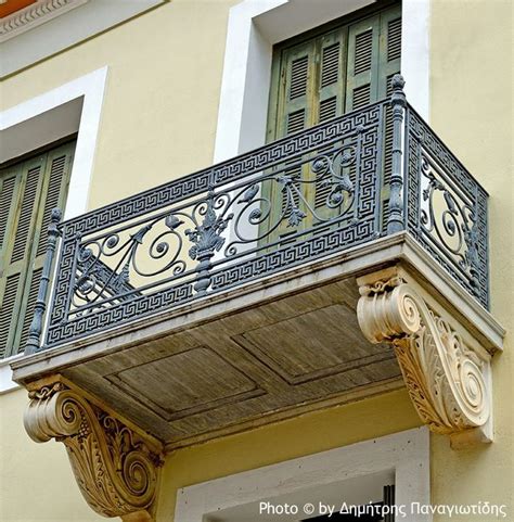 Neoclassic Architecture Stunning Windows And Interior Railings