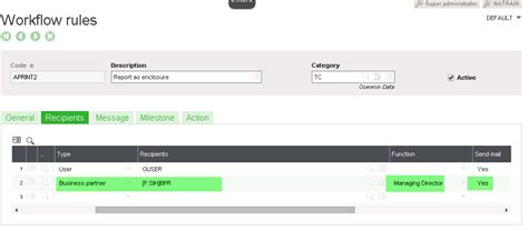 How To Setup A Workflow To Email Invoice To Customer Contact Sage X3 Support Sage X3