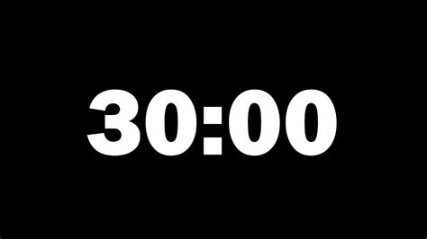 30 Min Countdown Timer Youtube