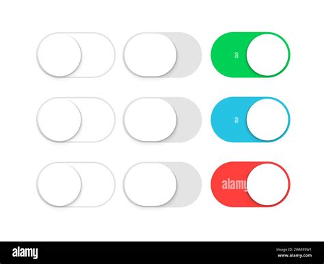 Button Switch Toggle Slider Ui Slide Off Or Turn On App Mobile