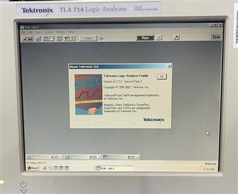Tektronix TLA Logic Analyzer Color Portable Mainframe Novus Ferro Pte Ltd