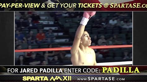 Jared Padilla Makes His Sparta Return This Saturday At Avm12 🔥 Heres His Info If Youre