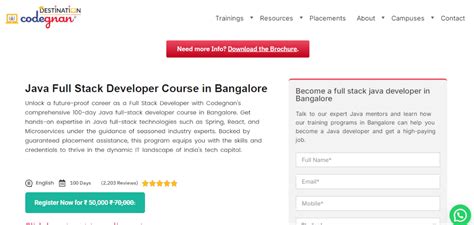 Best Java Full Stack Course In Bangalore