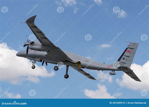 Bayraktar Ucav Takeoff From Konya Airport During Anatolian Eagle Air