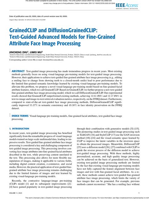 Pdf Grainedclip And Diffusiongrainedclip Text Guided Advanced Models