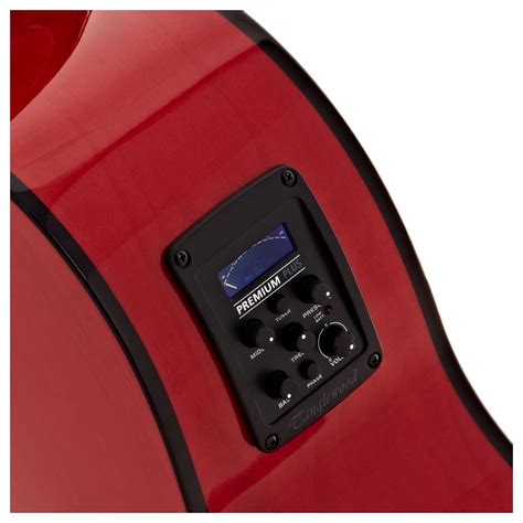 Tanglewood Ta4ce Azure Super Folk Electro Acoustic Shimmering Red At