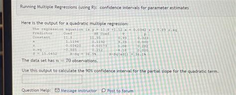 solved running multiple regressions using r confidence