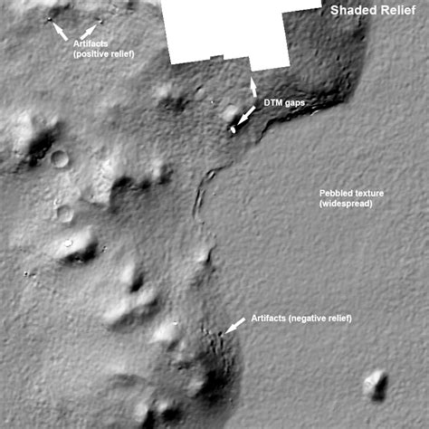 Hirise Dtms And Orthoimages Astrogeology Analysis Ready Data