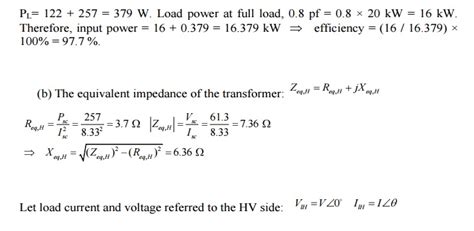 Solved Problems Transformer Electrical Machines