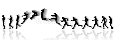 Jump Sequence Stock Illustration Illustration Of Action 4129346