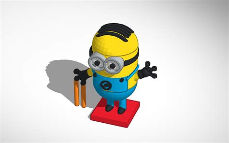 3d Design Minion Tinkercad