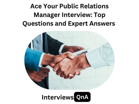 Top Public Relations Manager Interview Questions And Answers