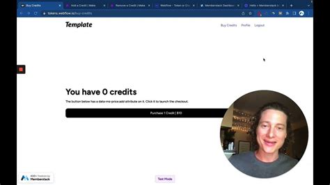 Creating A Credit System With Make Webflow And Memberstack Youtube
