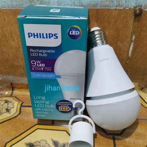 Jual Lampu Led Bulb Emergency W W Putih Philips E V Lampu Darurat Watt Jakarta