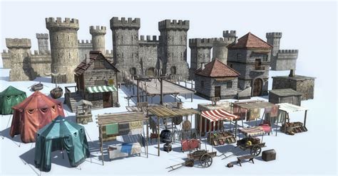 Medieval City Castle Pack 3d Historic Unity Asset Store