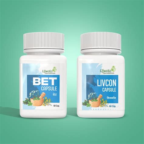 Bet Livcon Capsule Combi Pack Ujwala Ayurvedashram