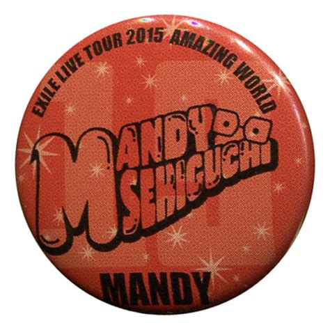 駿河屋 関口メンディー Amazing World 缶バッジ 「exile Live Tour 2015 “amazing World