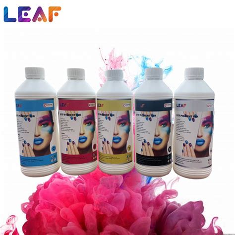 LEAF Dtf Water Based Ink Cmykw Ml For DTF Printing Machine Dtf Pigment Ink And Dtf Printer