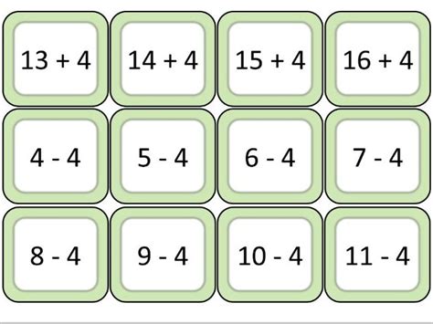 addition and subtraction flashcards pdf at kathleen states blog