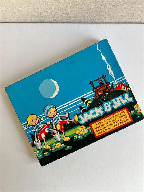 1956 Jack And Jill Game 217 Cadaco Ellis Vintage Board Game