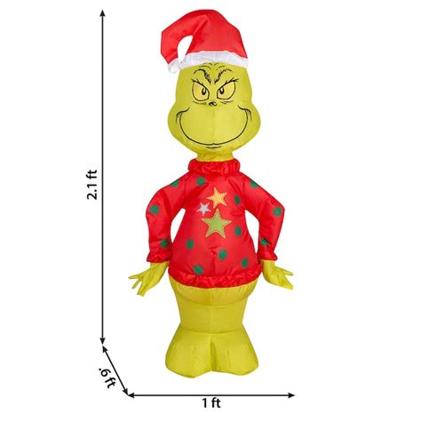 Grinch Dr Seusss 21 Ft Dr Seuss The Grinch Christmas Inflatable In