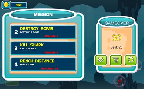 Submarine Adventure Unity Complete Game By Nhut Codester