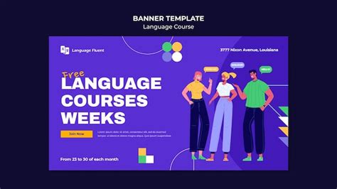 Languages Banner Free Vectors And Psds To Download