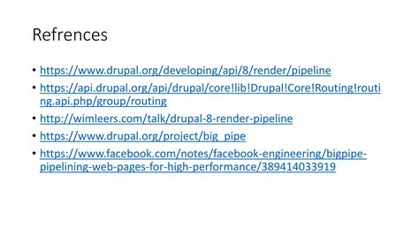 Drupal Render Pipeline Ppt